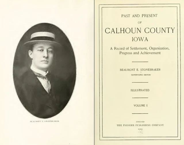 1915 CALHOUN COUNTY Iowa IA, History and Genealogy Ancestry Family Tree ...