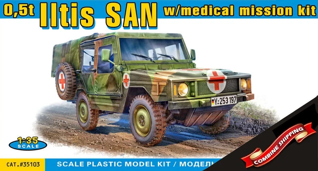 ACE 35103 0,5T Iltis SAN mit Medical Mission Kit Scale Plastik... EUR ...