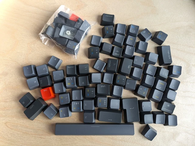 KEYCHRON K6 ISO Keycap Set (compatible with Cherry MX Mechanical ...