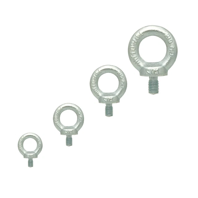GALVANISED EYE BOLT for Rope Lifting Metric Thread Zinc M6 M8 M10 M12 ...