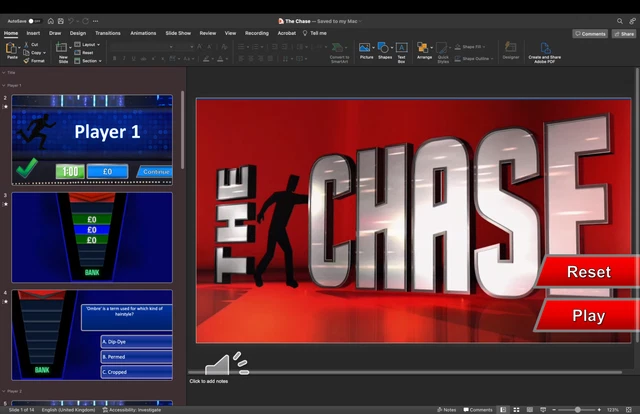 THE CHASE TV Quiz and More PowerPoint Online Zoom Quizzes £2.50 ...