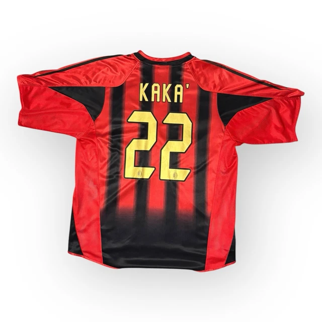 AC MILAN AUTHENTIC Kaka 22 2004 2005 Home Shirt £57.92 - PicClick UK