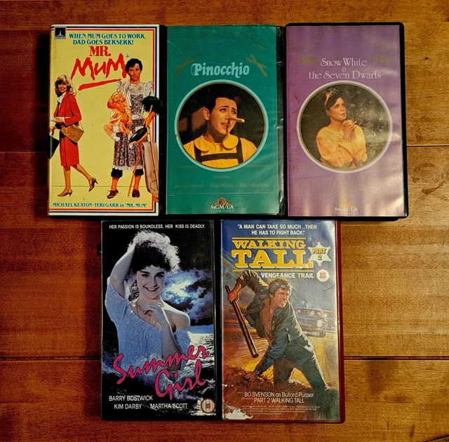 5 X PRE/POST Cert Ex-Rental Betamax (not VHS) - MGM VESTRON POLYGRAM ...