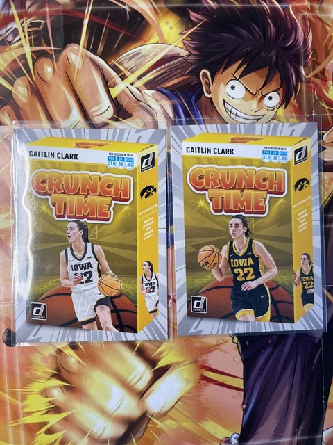 2024 PANINI CAITLIN Clark Collection (2) Crunch Time cards No.SSCT-1 ...