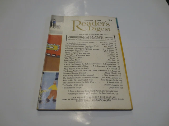 READER'S DIGEST MAGAZINE January 1965 £4.50 - PicClick UK