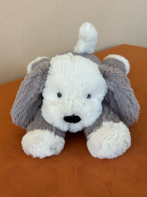 JELLYCAT SMUDGE PUPPY BNWOT Retired & Rare Pup Soft Toy Bicolor ...