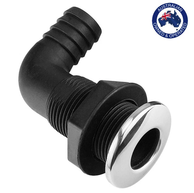 3/4INCH 19MM ELBOW Bilge Thru Hull Fitting Hose Skin Fitting Bilge Pump ...