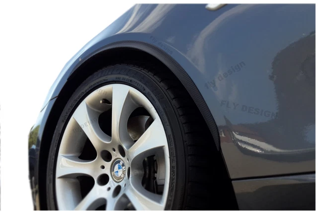 FOR 2X CARBON Opt Wheel Arch Extension 71cm for Renault Twingo III Rims ...