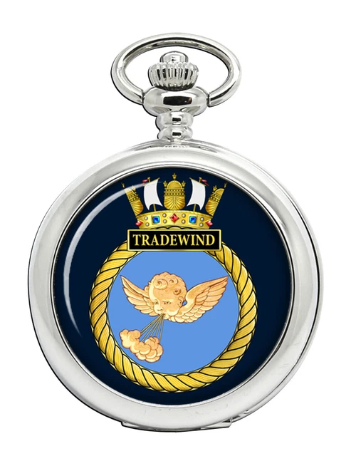HMS TRADEWIND, ROYAL Navy Pocket Watch EUR 53,44 - PicClick FR