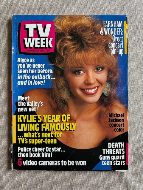 VINTAGE TELEVISION - "Australian TV Week" Nov 1987 Michael Jackson ...