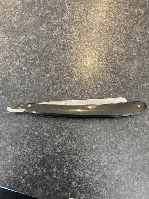 ANTIQUE CUT THROAT straight razor “r. plumb bristol” hollow ground £10. ...