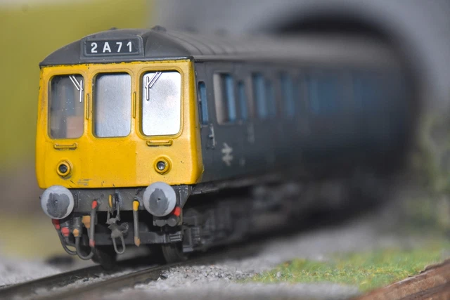 LIMA CLASS 117 DMU Dummy DVT W51334 BR Blue Boxed Pro Weathered vgc OO ...