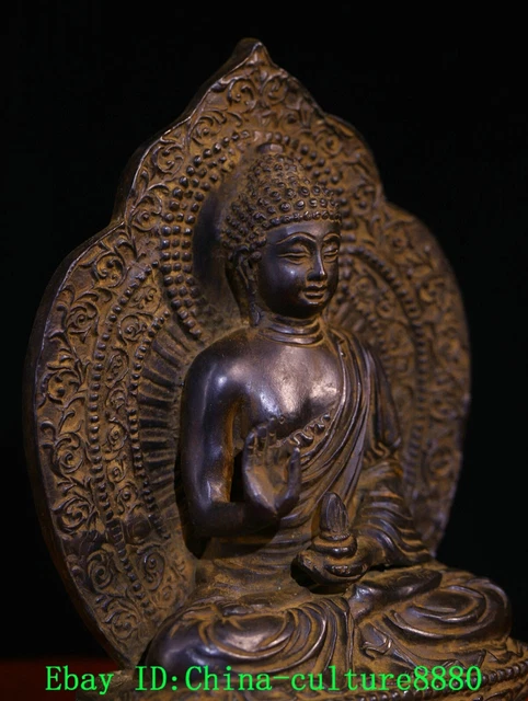 10.4 &BOUDDHA SHAKYAMUNI Amitabha en cuivre pur du bouddhisme tibétain EUR 1.338,00 - PicClick FR