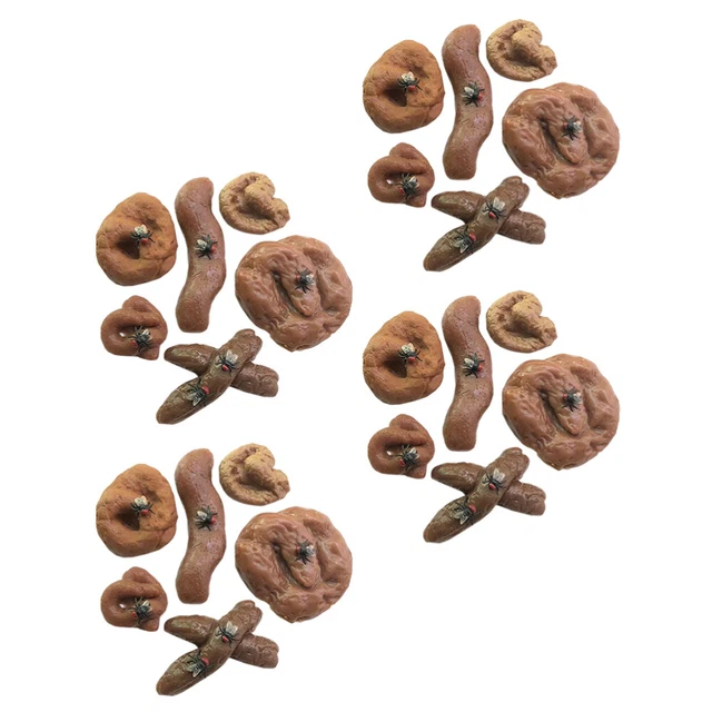 24 PCS FAUX Caca De Tabouret Simulé Accessoire Jouet EUR 11,49 ...