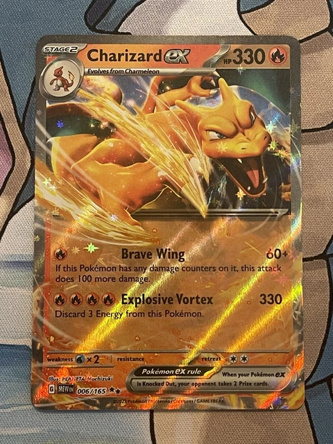 CHARIZARD EX - 006/165 - Pokémon 151 - Scarlet & Violet - English ...