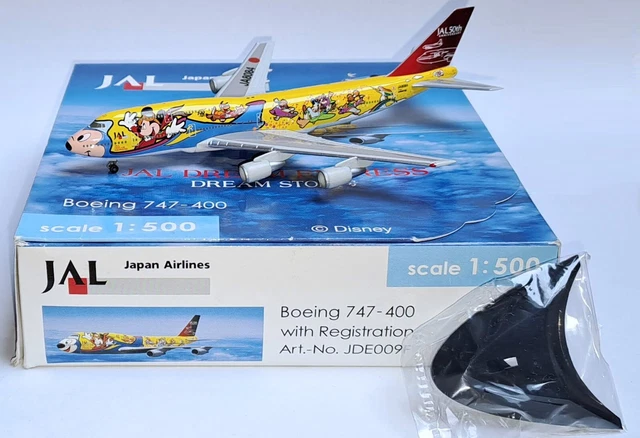 JAL BOEING 747-400 Disney Herpa Wings 1:500 EUR 60,00 - PicClick DE