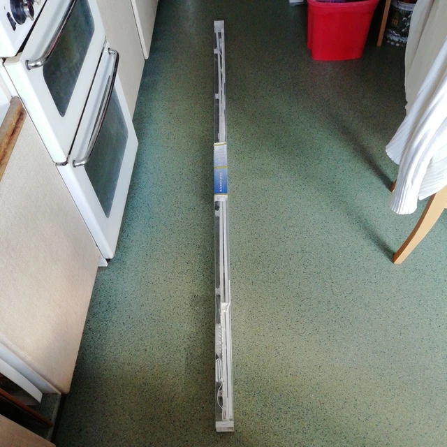 WHITE PLASTIC Corded Protrack Curtain track from Copes - 4m £20.00 ...