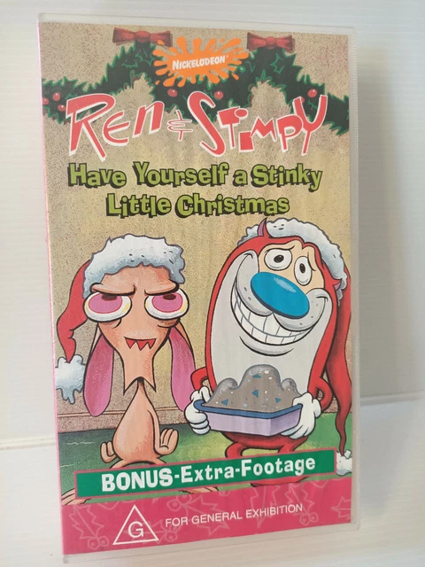 REN & STIMPY Stinky Little Christmas Video Tape VHS Australia 1996 ...