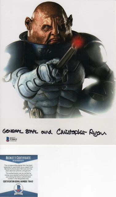 DOCTOR WHO : Christopher Ryan As 'General Staal' Superb Inscribed Photo ...