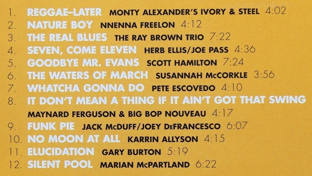 CD/SACD/GARY BURTON/CHICK KOREA/PAT Metheny/Jack Mcduff/Joe Pass/Scott ...