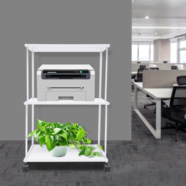 MODERN MOVABLE LAPTOP Printer Small Cart Rolling Laptop Stand Office ...
