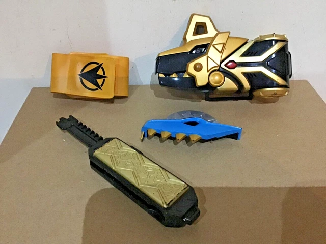 POWER RANGERS DINO Thunder BRACHIO Morpher + Gold Key + 2 Face Plates ...