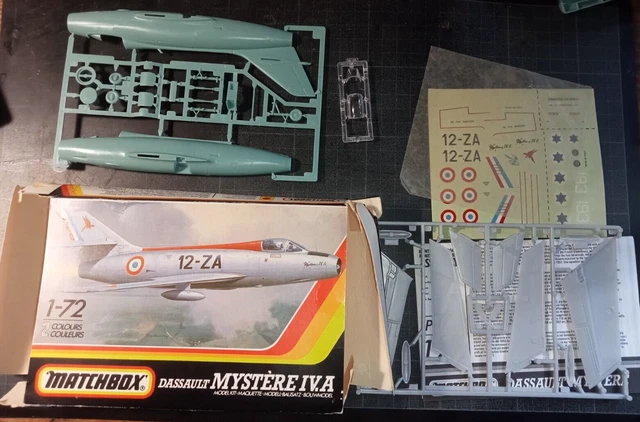MAQUETTE AVION - MATCHBOX PK-47 1/72 Dassault Mystère IV A - PK-47 ...