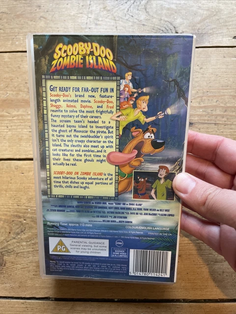SCOOBY-DOO ON ZOMBIE Island (VHS Video Tape) Animation Warner Bros 1999 ...