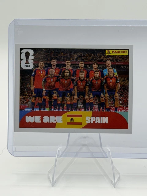 PANINI FIFA WORLD Cup 2026 Soccer Sticker Spain Team Picture ESP 13 £1. ...