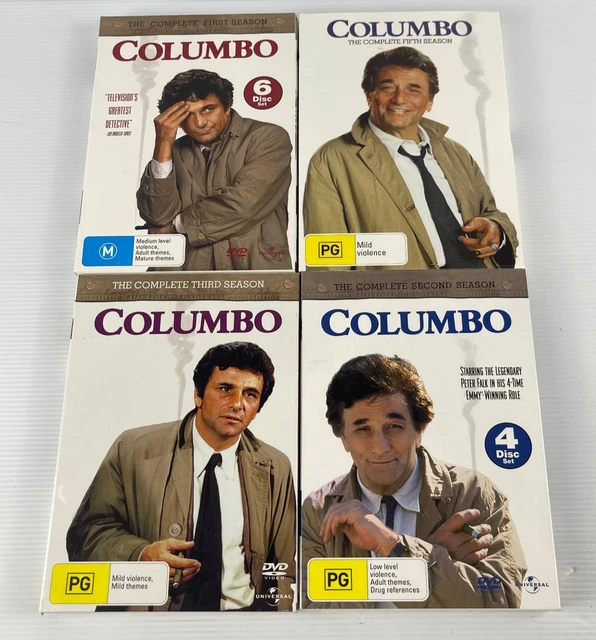 COLUMBO - SEASON 1 2 3 5 Complete DVD Box Set Bundle (Region 4) $39.95 ...