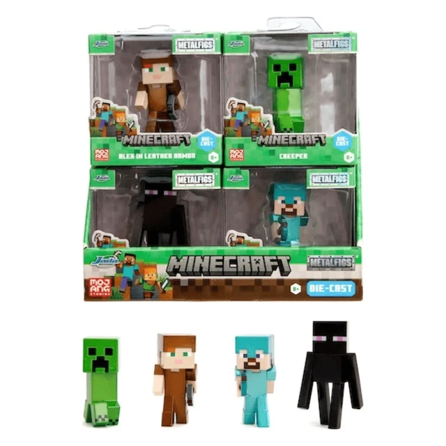 MINECRAFT - METALFIGS Die-Cast Jada Toys - 4x Figurines 6cm EUR 34,90 ...