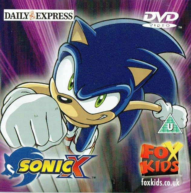 SONIC X : Fox Kids TV - Childrens Animation : PROMO DVD £8.99 - PicClick UK