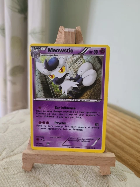 POKEMON TRADING CARD Game Meowstic XY Break Point Card #678/721 £1.99 ...