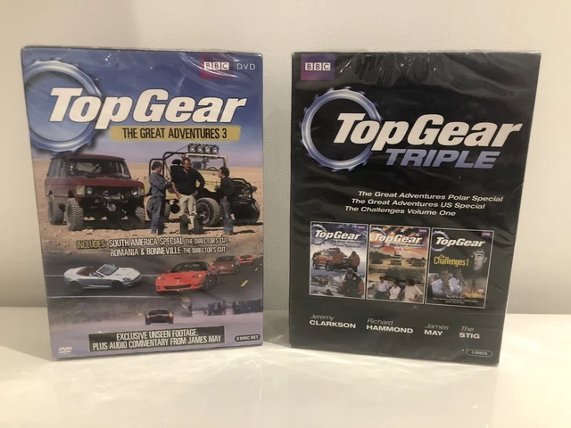 TOP GEAR TRIPLE & The Great Adventures 3 Boxsets Original Cast New ...