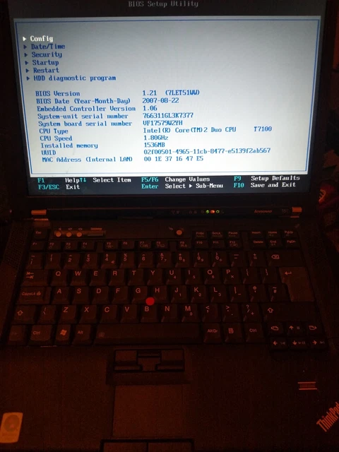 LAPTOP LENOVO THINKPAD T61, CPU Intel C2D, 2 GB di RAM, EUR 57,89 ...