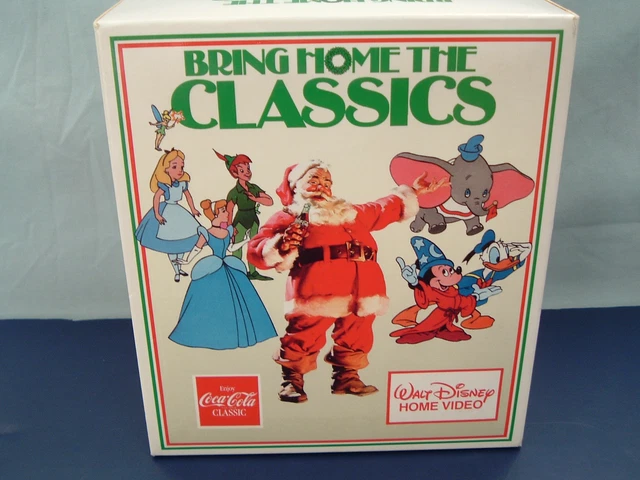 WALT DISNEY RARE Coca Cola promo item pack 6 vhs bring home the ...