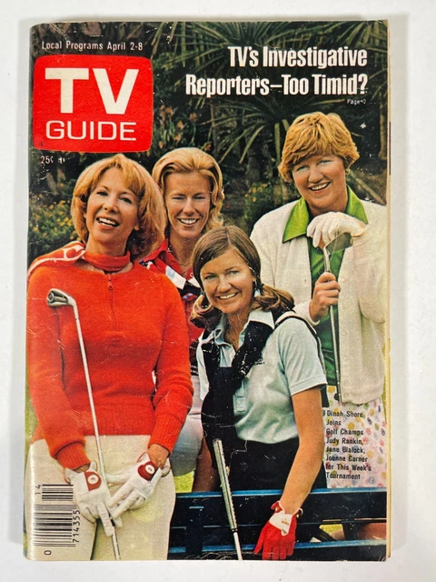 1977 TV GUIDE Dinah Shore Joins Golf Champs NY Metro Edition £3.75 ...