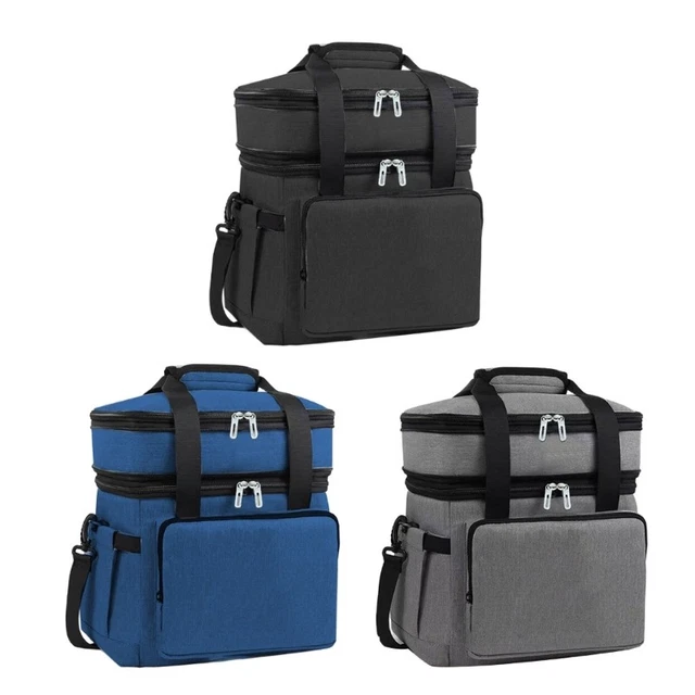 STRONG NYLON COOLERS Bag Leakproof Insulation Lunch Hand Bag for Men ...