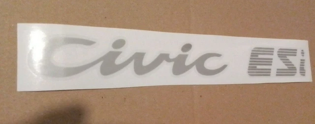 HONDA CIVIC ESI Rear Decal Sticker £12.00 - PicClick UK