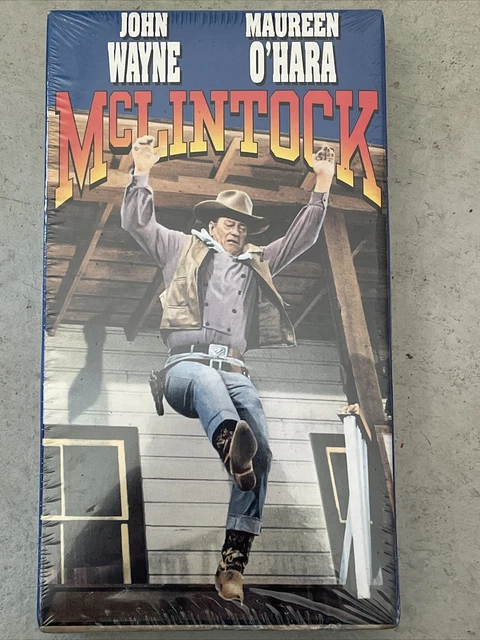 NEW VHS TAPE! - McLintock 1963, VHS Release 1993. £6.38 - PicClick UK