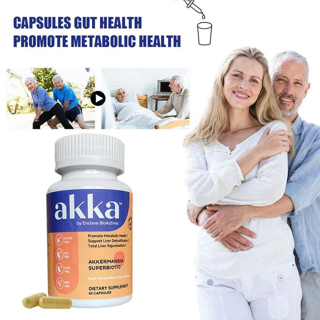 AKKA PREMIUM-LIVER CLEANSE Detox & Repair Superbiotic.60Capsules Gut ...