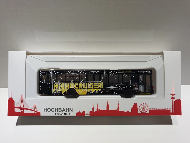 RIETZE MB O 405 N2 " Hamburger Hochbahn Nightcruiser (gelber Schrift ...