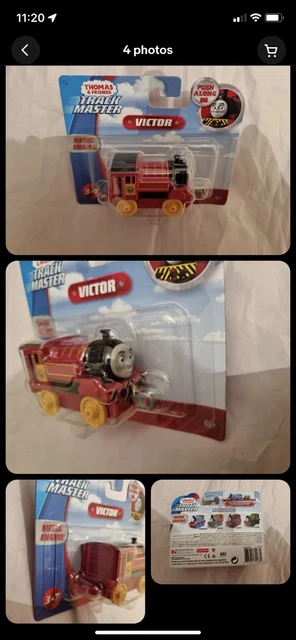 THOMAS THE TANK Engine & Friends TRACKMASTER PUSH ALONG ASHIMA METAL ...