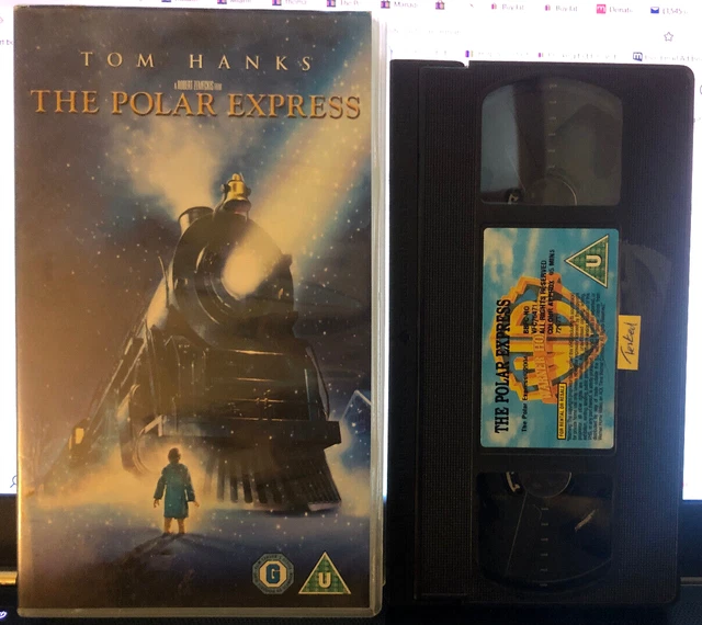 THE POLAR EXPRESS VHS , Tom Hanks CHRISTMAS ANIMATION CLASSIC £49.99 ...