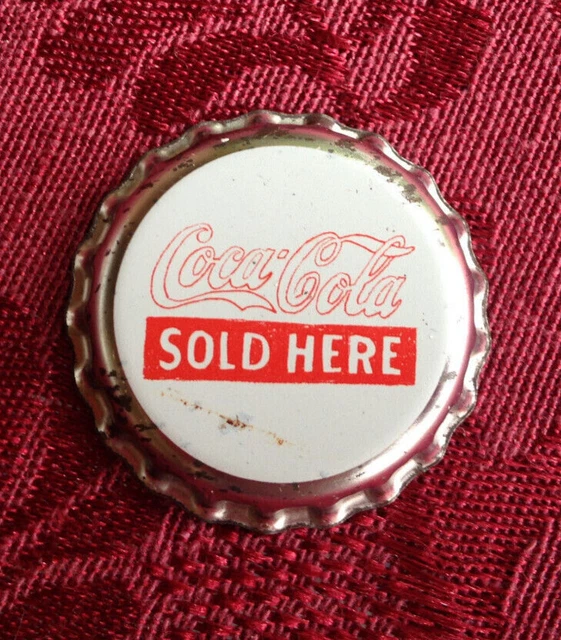 VINTAGE COCA COLA /Coke Coca Cola Bottle Top Cap Refrigerator/ Fridge ...