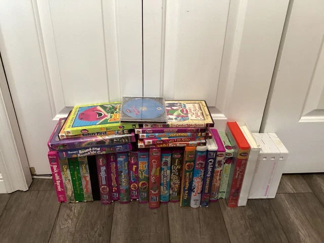 VINTAGE LOT BARNEY the Dinosaur 26 VHS and 8 DVD. RARE! $20.86 ...