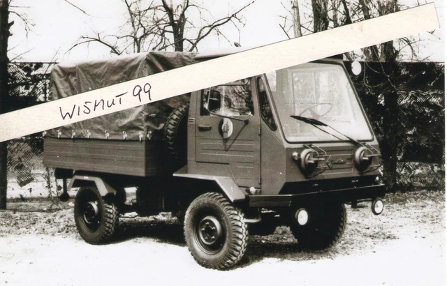2 NVA-FOTOS OLDTIMER DDR VEB IFA Landstreitkräfte Multicar Pritsche ...