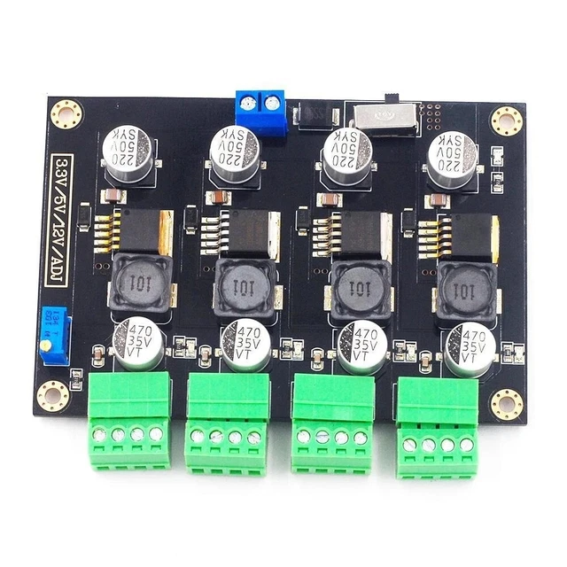 LM2596 MULTI KANAL Schalt Netzteil 3,3 V/5V/12V/ADJ Einstellbare ...