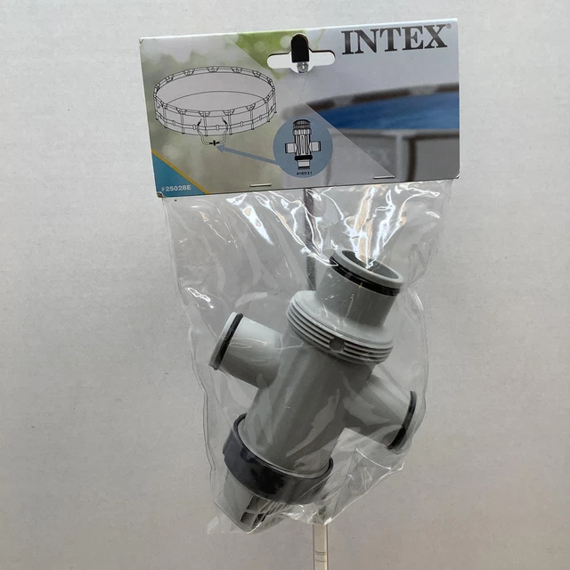 INTEX 25028E REPLACEMENT Dual Split Hose Plunger Valve Above Ground ...