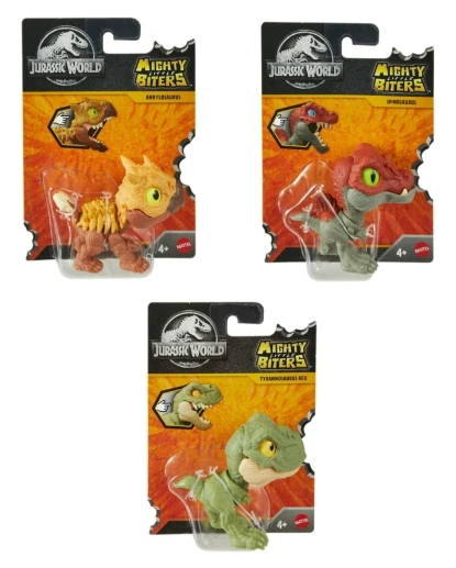 JURASSIC WORLD MIGHTY Little Biters Dinosaur - Pick species & combined ...